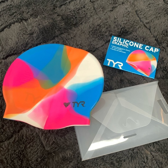 TYR | Swim | Tyr Adult Swim Cap Never Been Worn Tie Dye Design | Poshmark